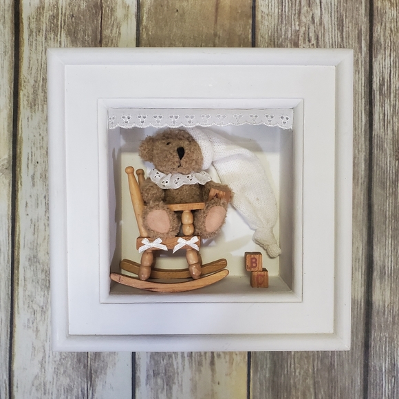 Wall Decor | Teddy Bear Nursery White Wall Accent | Poshmark